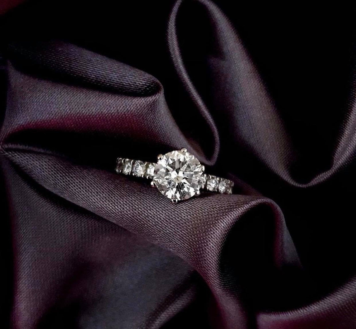 18k Engagement Ring – MG Gold Jewelry